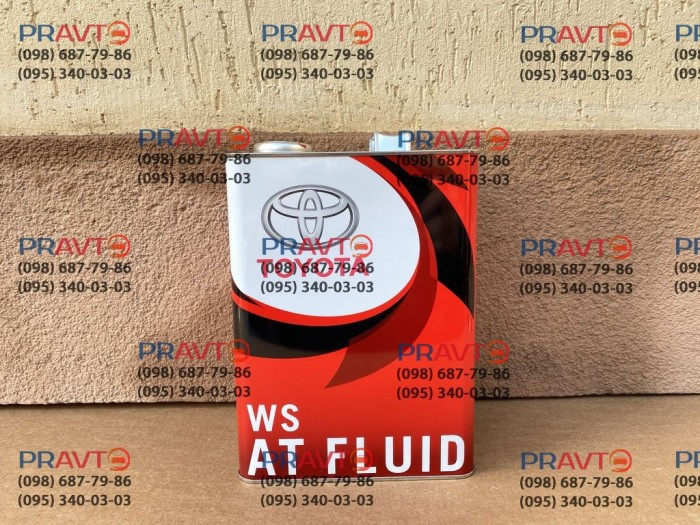 Масло трансмиссионное для АКПП TOYOTA ATF WS 4 литра 08886-02305 ...
